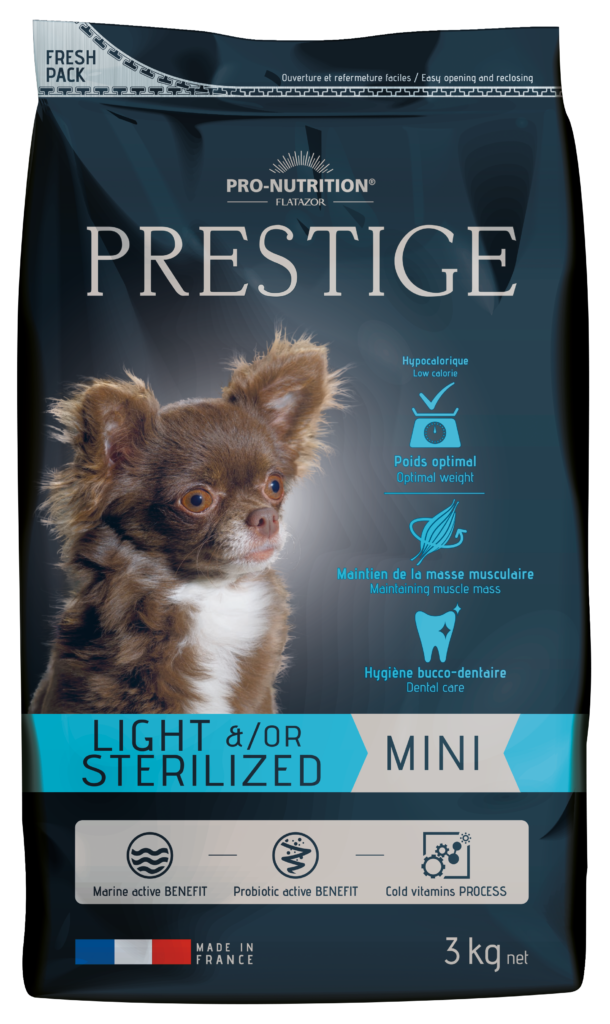 Prestige Adult Mini Light/Sterilised 3 kg - Miljøfoder